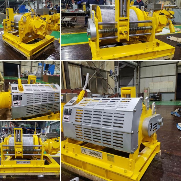 Pneumatic Winch / Air Winch - Henan Flag Crane Co.,Ltd.
